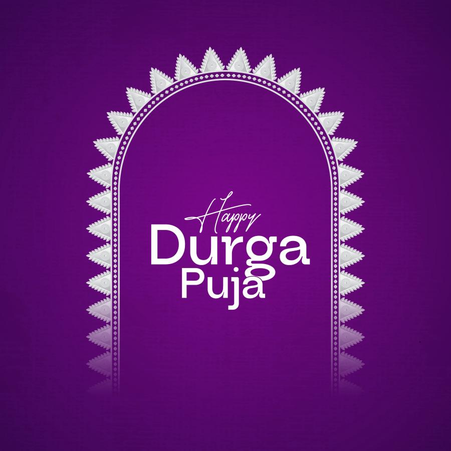 Posterit - Durga Puja Border PSD | Vector
