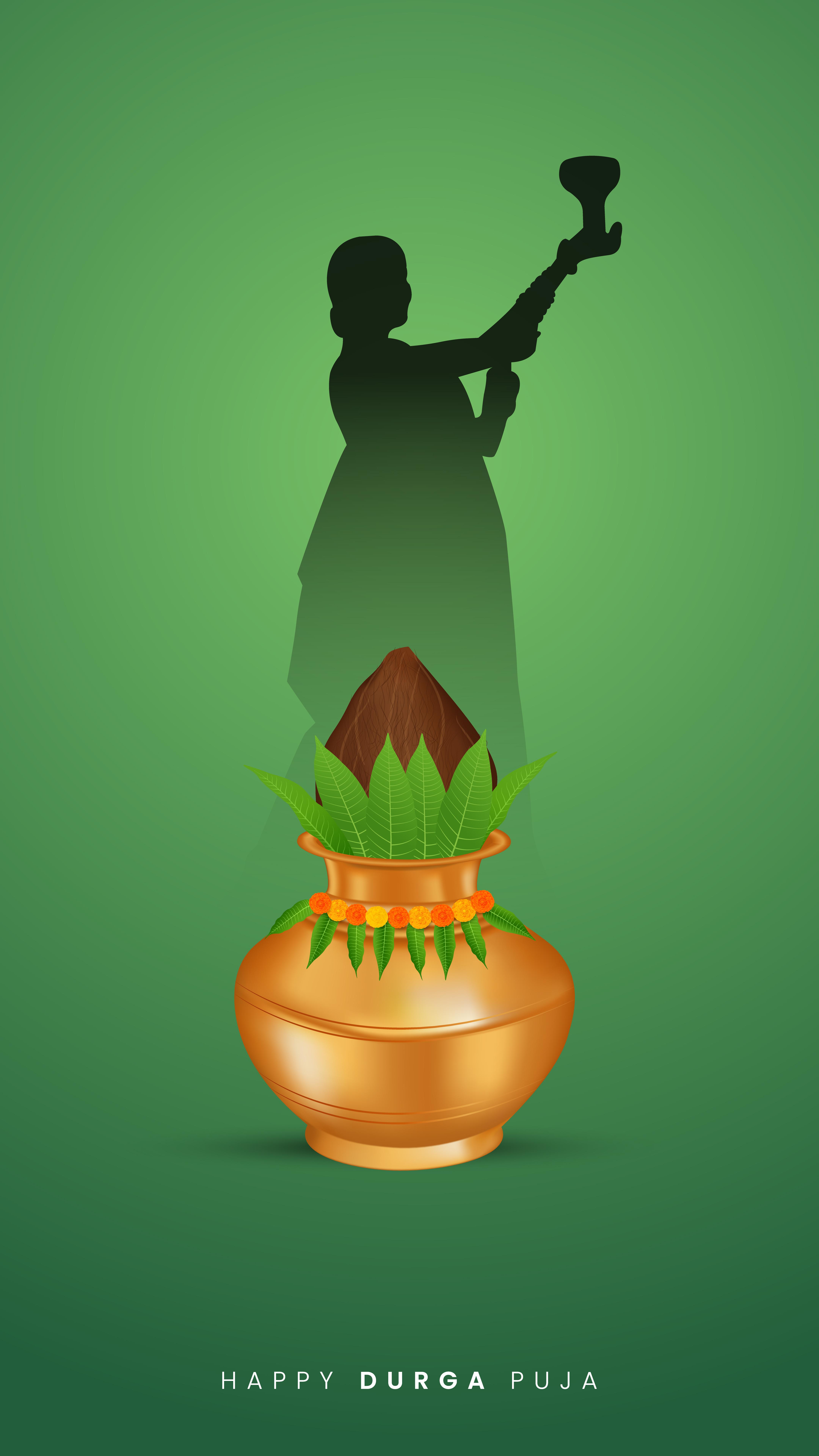 Posterit - Happy Durga Puja Festival Greeting