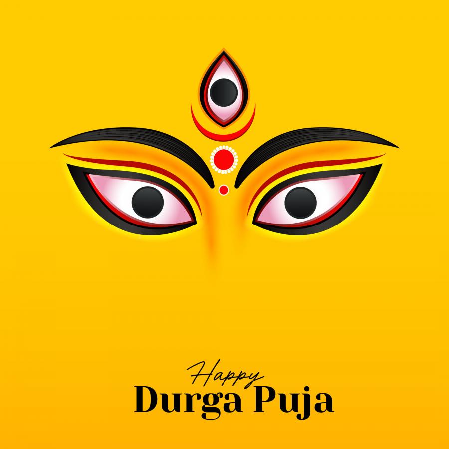 Posterit - Happy Durga Puja Festival Greeting