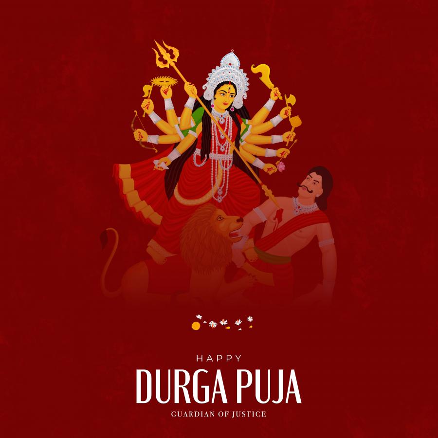 Posterit - Durga Puja Frame PSD | Vector