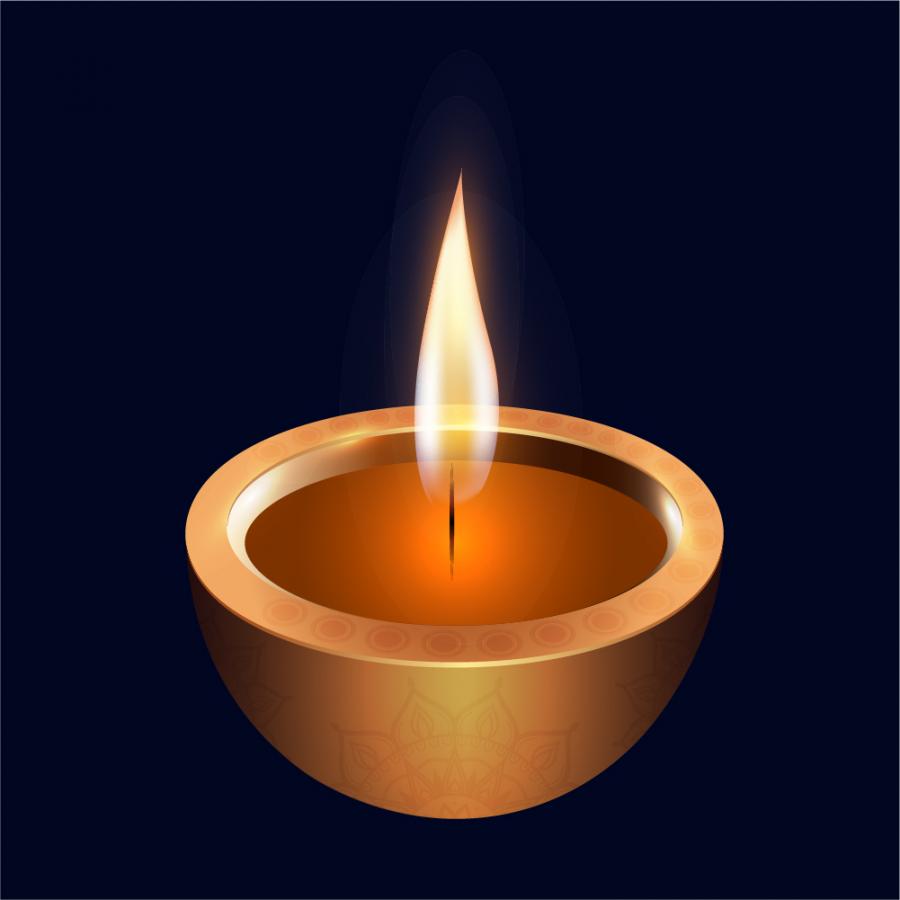 Posterit - Diwali Diya PSD