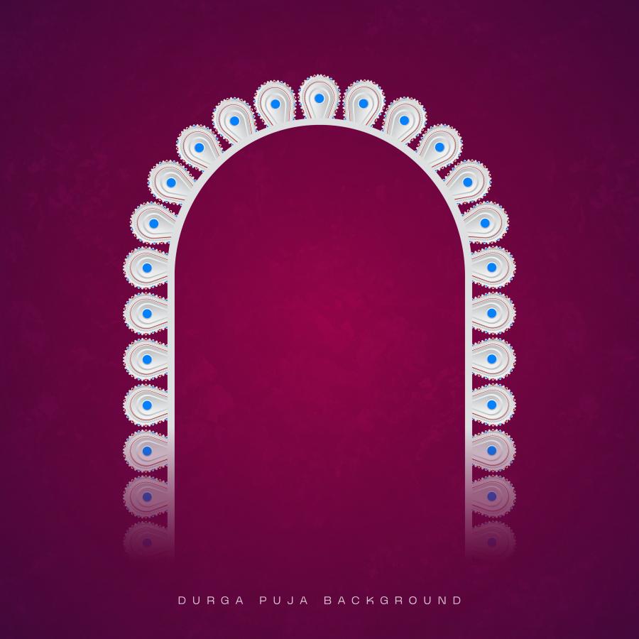 Posterit - Durga Border PSD | Vector