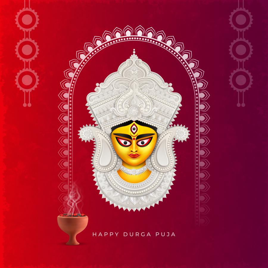 Posterit - Durga Puja Creative Post Design
