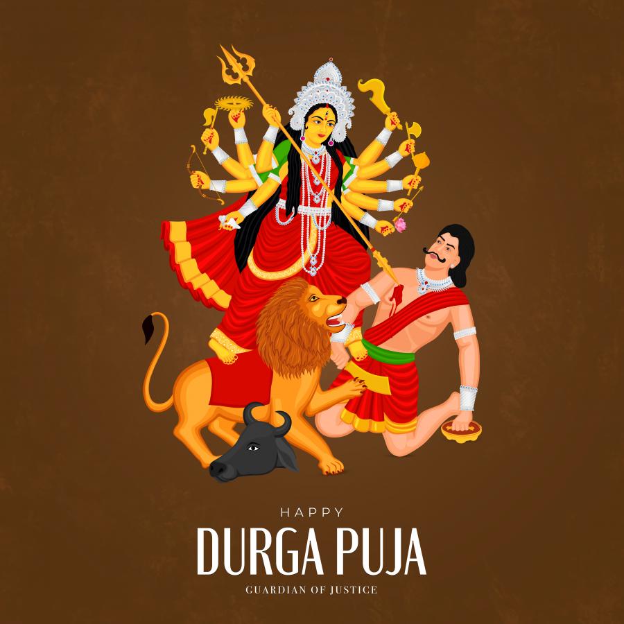 Posterit - Durga Puja Creative Post Design