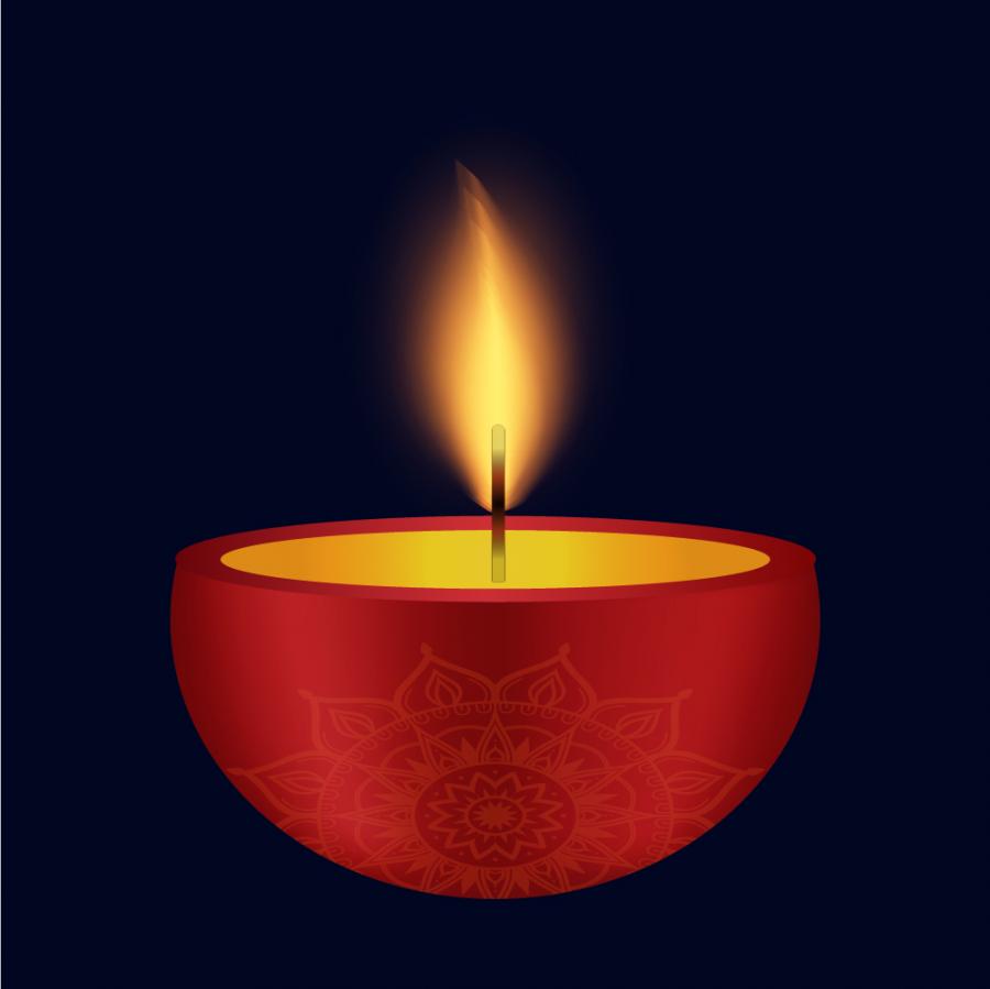 Posterit - Happy Diwali Diya PSD