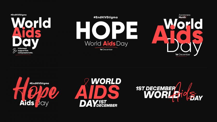 Posterit - World AIDS Day Typography