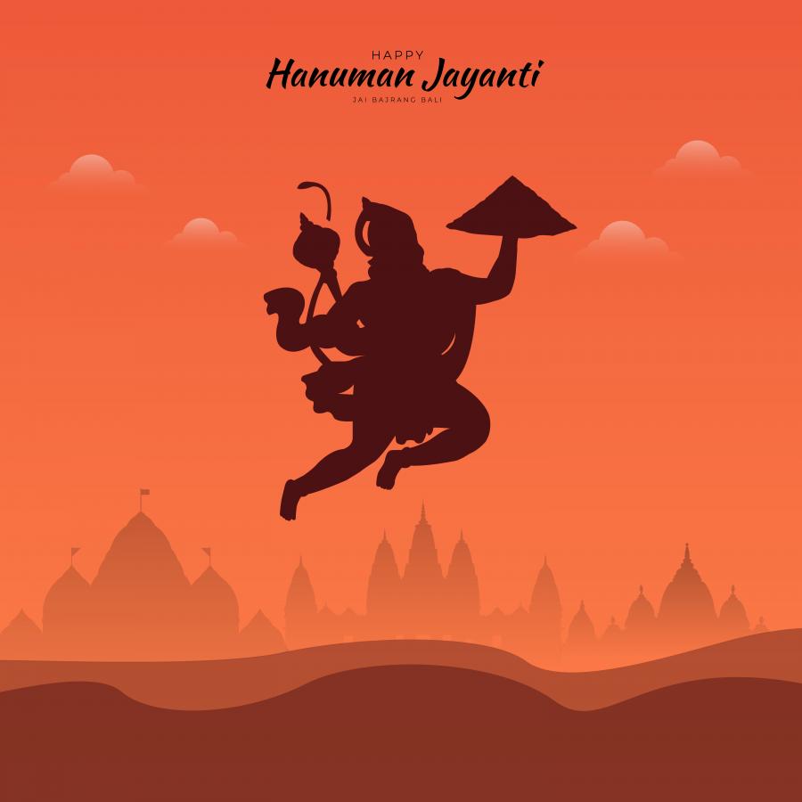 Posterit - hanuman jayanti creative poster