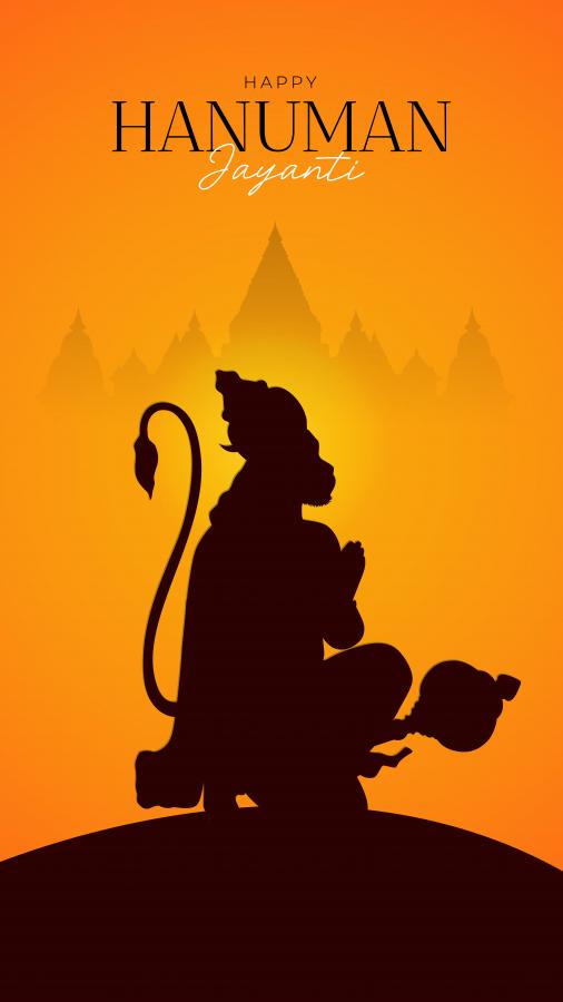 Posterit - Hanuman jayanti design