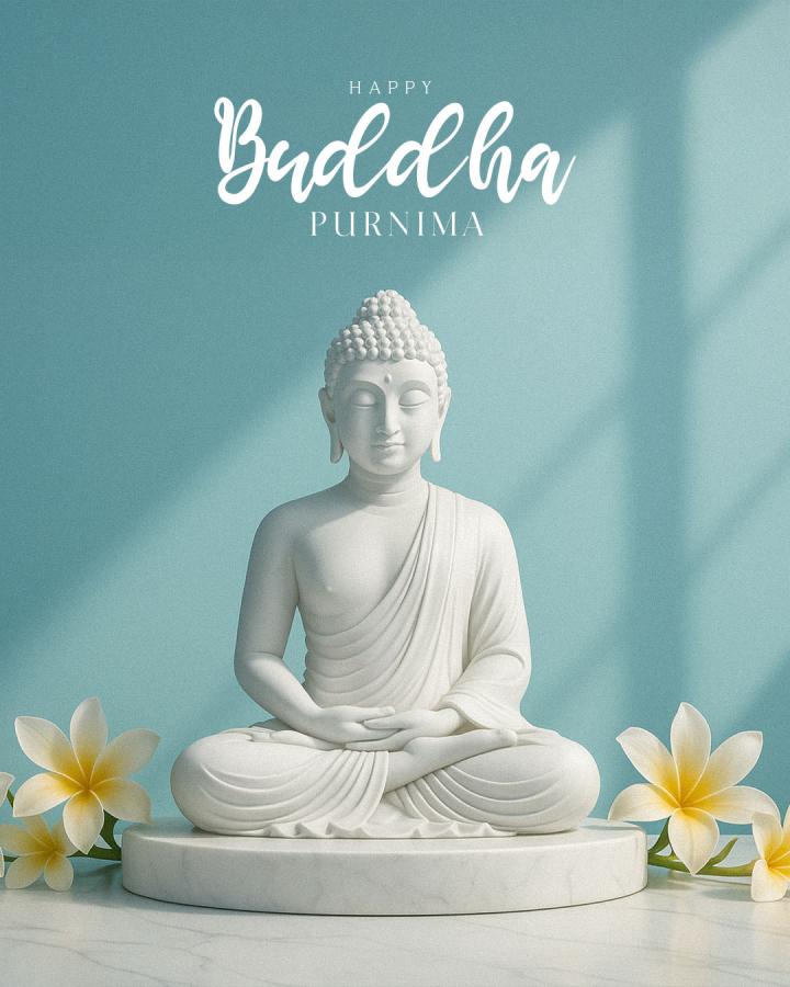 Posterit - Happy Buddha Day PSD Design