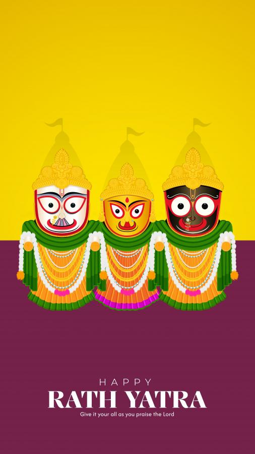 Posterit - Lord Jagannath Yatra PSD File