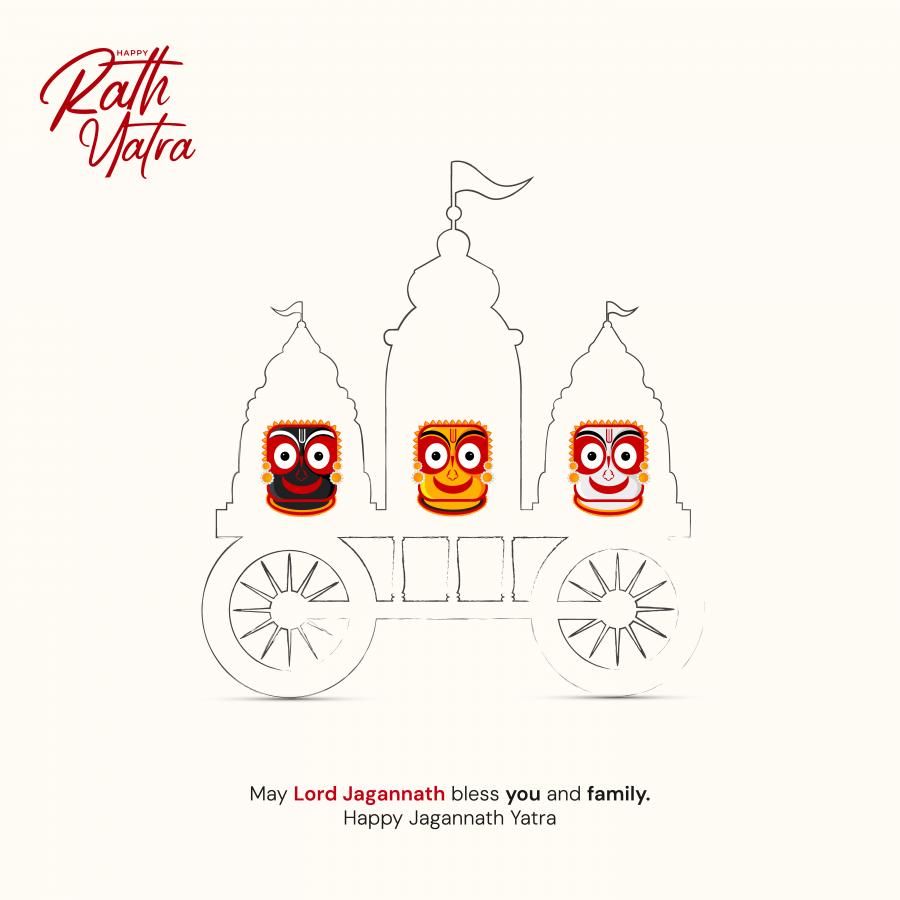 Posterit - Editable Rath Yatra PSD Poster
