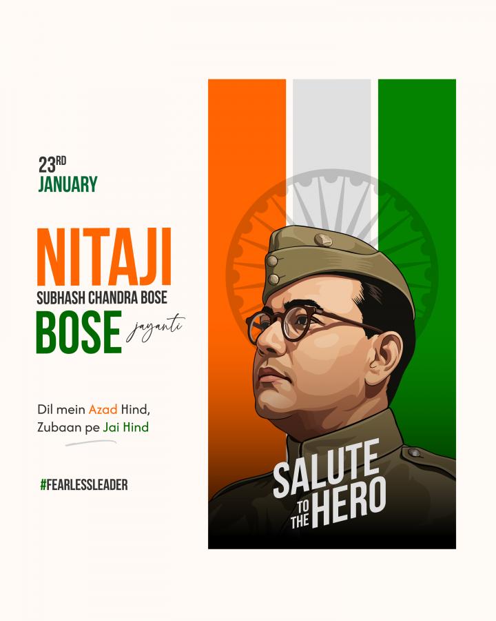 Posterit - Netaji Subhash Chandra Bose Design